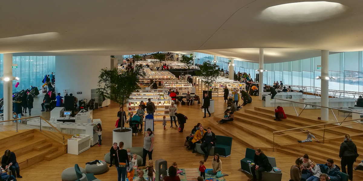 Libraries in Finland: travel notes
